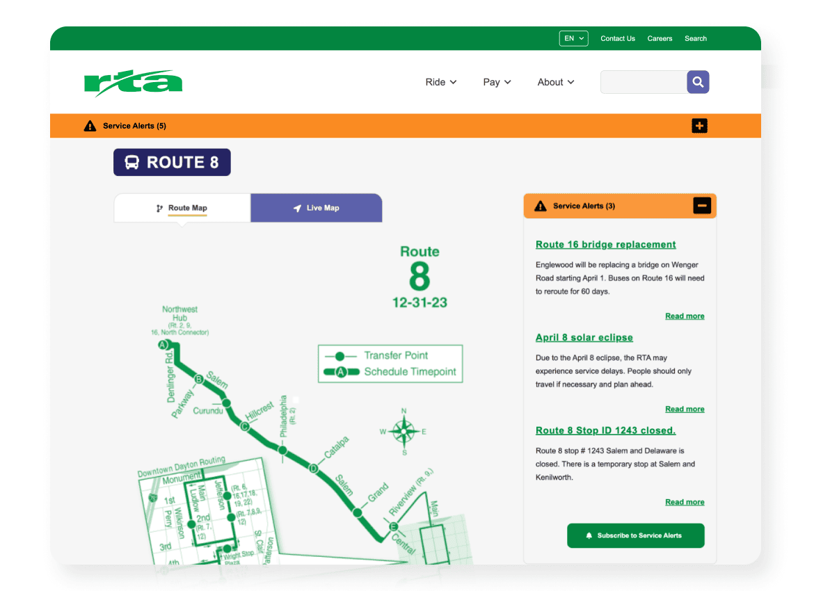 Greater Dayton RTA’s Drupal 9 Rebuild | Northern Commerce Inc.