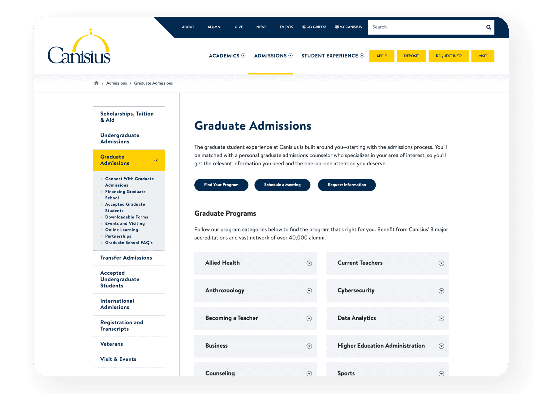 Canisius University Drupal 9 Migration | Northern Case Study | Northern ...